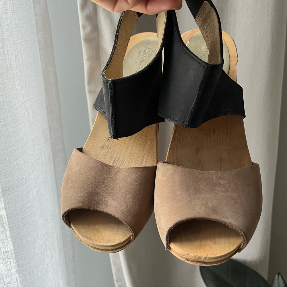 Nina Z Wooden Clog Sandals - Gem